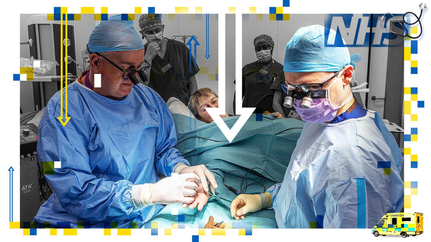 Visit to our surgical 'super-hub' at Queen Mary's - St George's ...