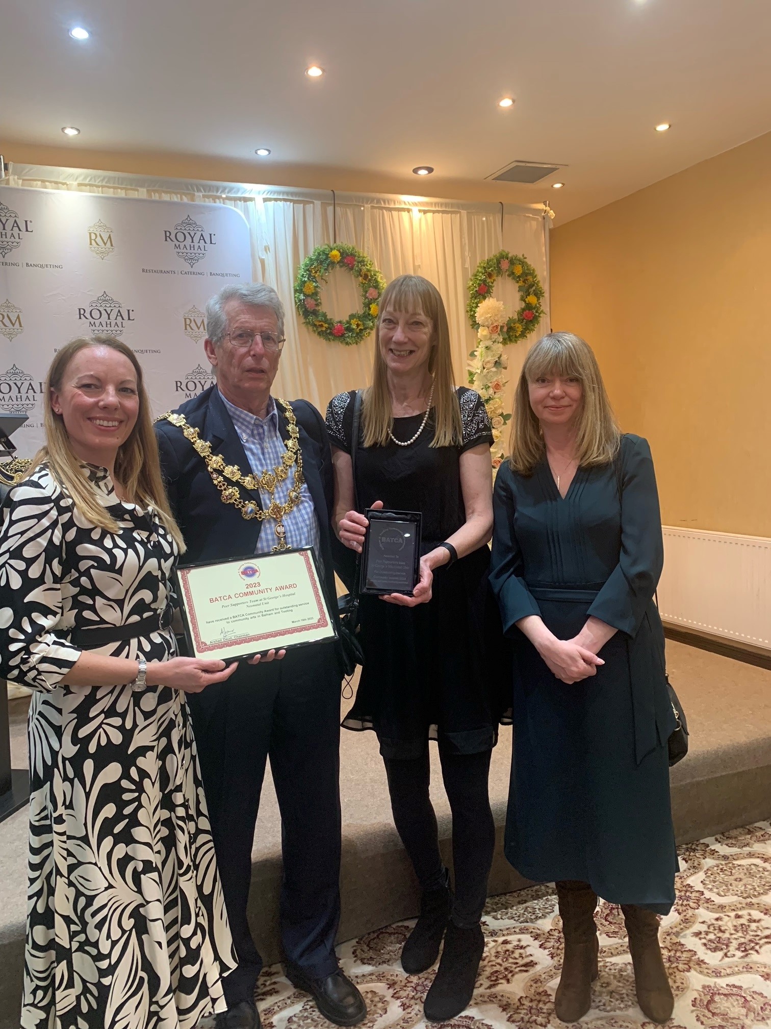 First Touch peer support group wins local community award - St George's ... First Touch peer support group wins local community award - St George's ...