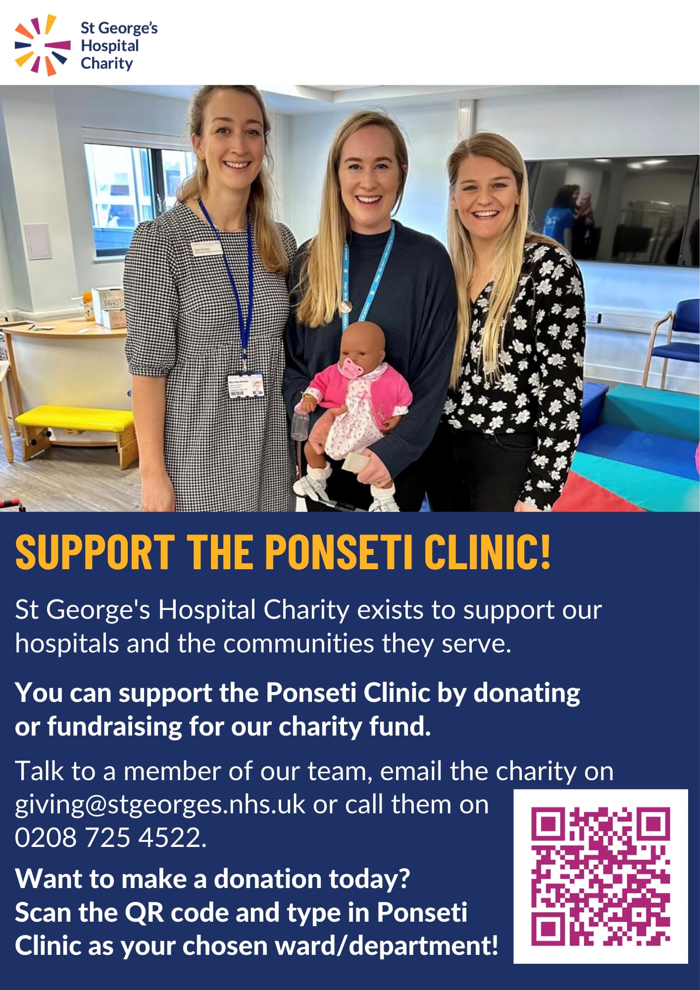 Support the Ponseti Clinic - St George's University Hospitals NHS ...