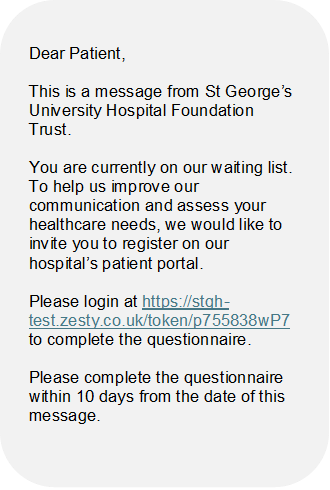 Managing your appointment using the My Care Patient Portal - St George ...